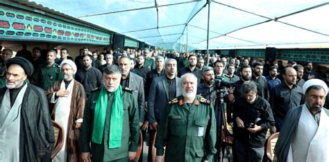 آیین تشییع و خاکسپاری شهید گمنام در بنیاد تعاون سپاهسردار امامی ویرگول