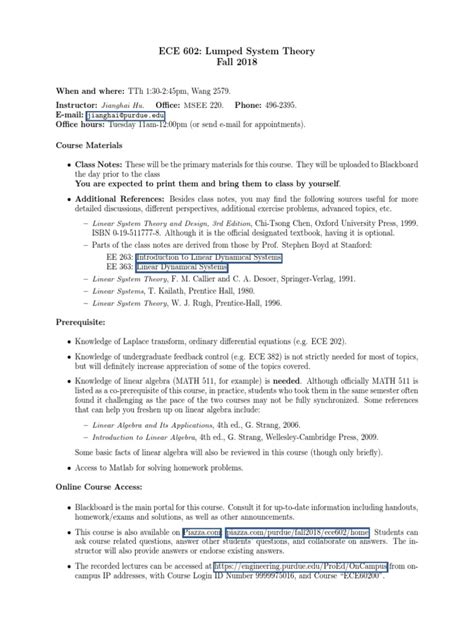 Lumped System Theory Pdf Applied Mathematics Mathematical Analysis