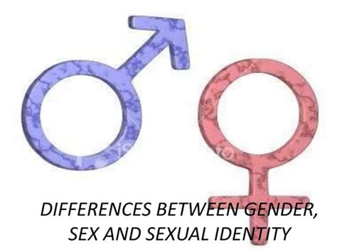 Differences Between Gender Sex And Sexual Identity Ii Pptx