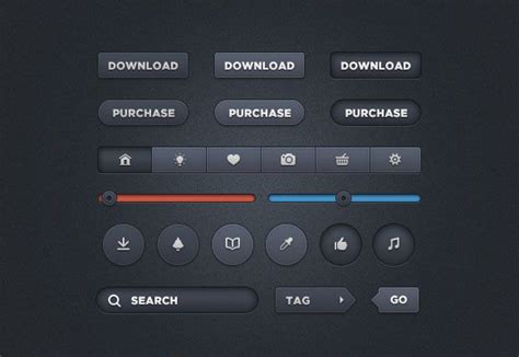 Darkgreen Ui Kit Free Psd Freebiesbug Ui Kit Free Web Ui Design