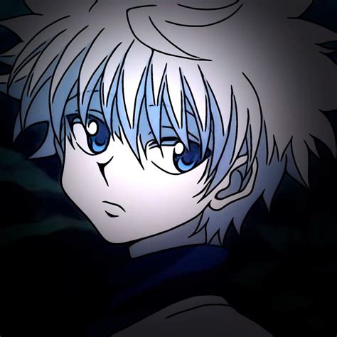 Killua Zoldyck Icon Gambar Animasi Kartun Ilustrasi Karakter Gambar