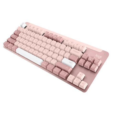 Logitech Signature K855 TKL Wireless Mechanical Keyboard - Rose - 920 ...