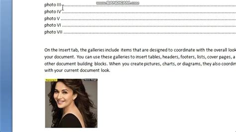Ms Word Reference Tab Part 3 Youtube