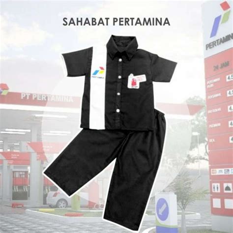 Promo Kostum Profesi Pertamina Spbu Pertamina Baju Seragam Pertamina