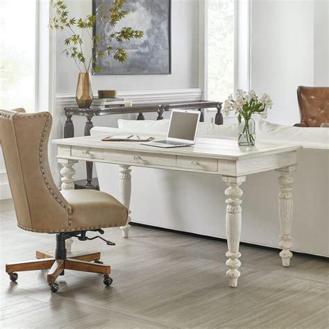 Antique White Desk Liberty Furniture Magnolia Manor Weathered Brown
