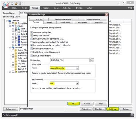 How To Set Up An Automatic Backup Using Novabackup