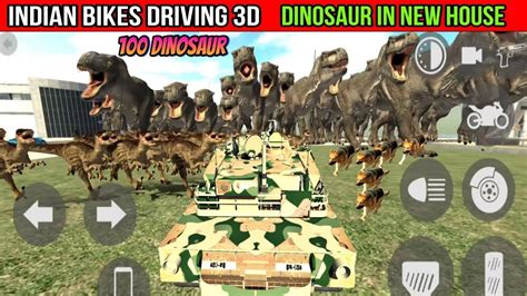 Dinosaur 🦕🦕 In New House In Indian Bike Driving 3d Game Android Mobile