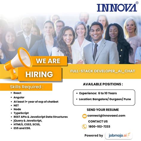 innova esi on linkedin jobopening hiringnow fullstackdeveloper