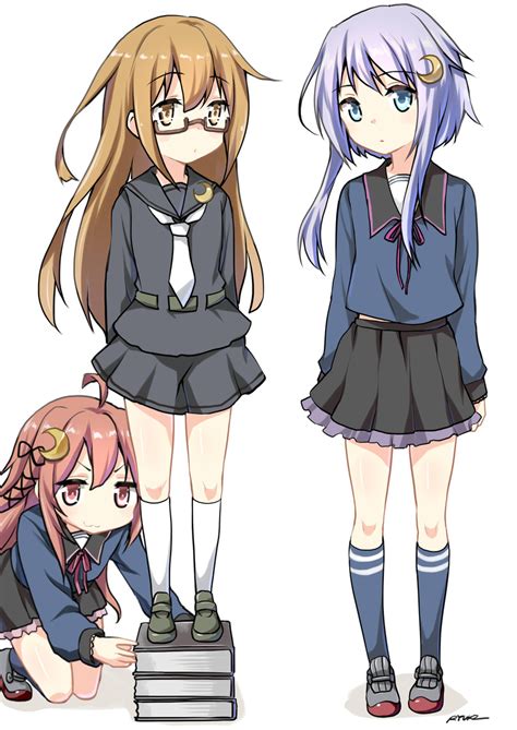 Yayoi Kantai Collection Anime Fandoms Uzuki Kantai Collection Mochizuki Kantai