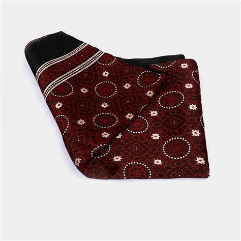 Silki Sindhi Ajrak 15 Meter Ssic Handicrafts Online Shop