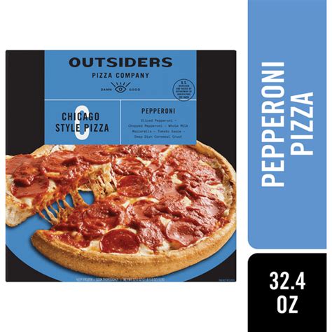 Outsiders Chicago Style Pepperoni Deep Dish Frozen Pizza Frozen Foods