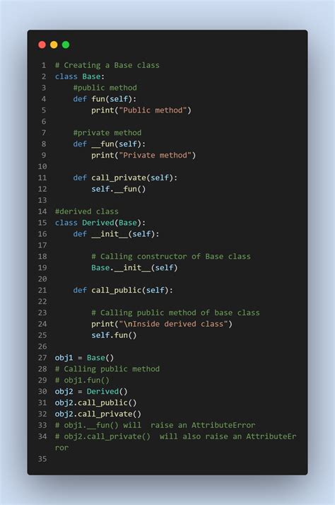 Access Modifier Public Private Protected In Python By Kazi