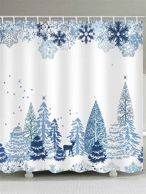 Dresslily Com Photo Gallery Christmas Snowflake Printed Waterproof