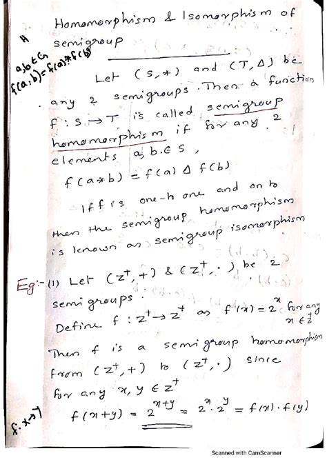 4 Edited Homomorphism Isomorphism Of Semigroup And Monoid