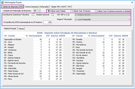 E1213 Parametrização Da Alíquota E Cst De Icms
