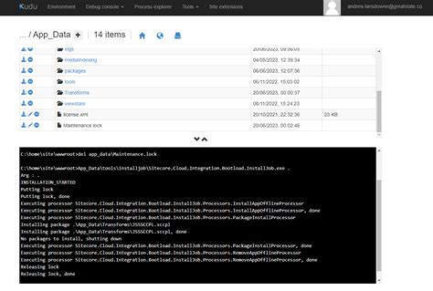 Investigating Sitecore 102 Xp On Azure Paas Updating Screen Andrew Lansdowne
