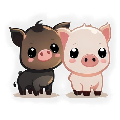 Premium Photo Charming Piggy Parade Black And White Vector Coloring Graphic