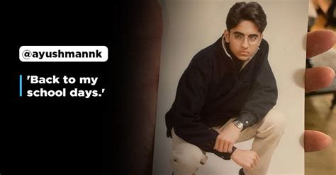 Ayushmann Khurrana Shares Throwback Photo From His School Days And His