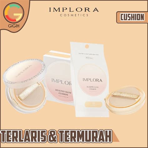 Jual Implora Cushion Bedak Healthy Glow Ready 6 Shade Color