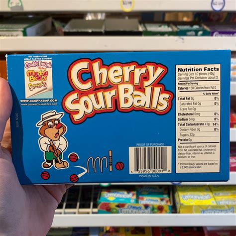 Cherry Sour Balls Dessart Sweets Ice Cream And Candy Store