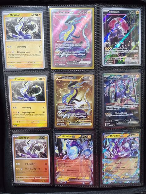 Full Miraidon Set Sv1 3 Hobbies And Toys Memorabilia And Collectibles