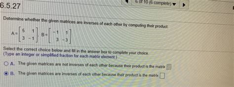 Solved Question Help 1 The Sizes Of Two Matrices A And B Are Chegg Com