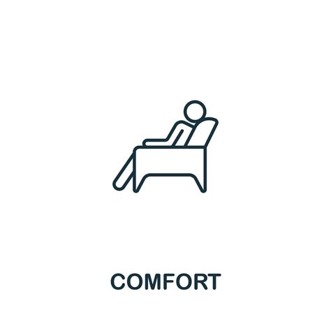 Comfort Icon From Elderly Care Collection Simple Line Element Comfort