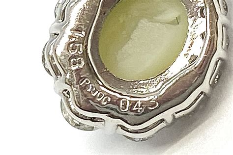 Yahooオークション Chrysoberyl Cats Eye Pt900 K18wgクリソベリ
