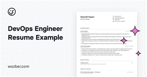 DevOps Engineer Resume Example