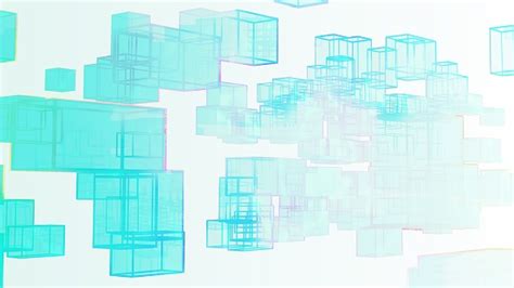 Abstract Background With Floating Translucent Cubes Stock Illustration Download Image Now Istock