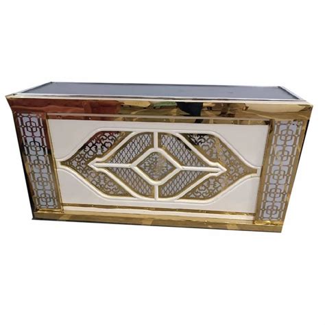 Golden Glass Rectangular Buffet Table At Rs 15000 In Ghaziabad Id 2852755194788