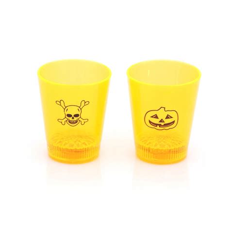 KIELISZEK na HALLOWEEN CZASZKA DYNIA LED ŚWIECĄCY oficjalne archiwum Allegro