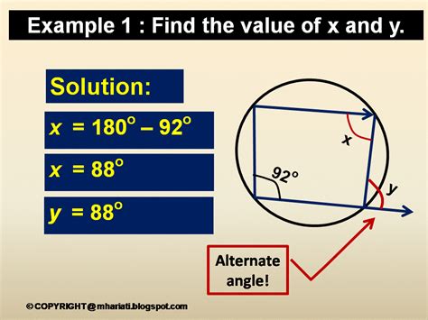 TIP BELAJAR MATEMATIK TIPS FOR LEARNING MATHEMATICS PROBLEM SOLVING INVOLVING ANGLES IN CIRCLE