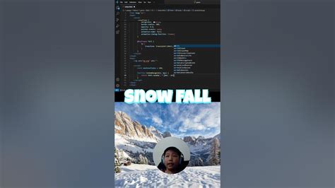 Snow Fall Html Coding Css Webdesign Html5 Youtube