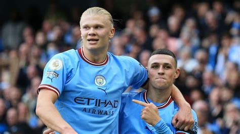 Manchester City 6 3 Manchester United Summary Haaland Hat Trick Score