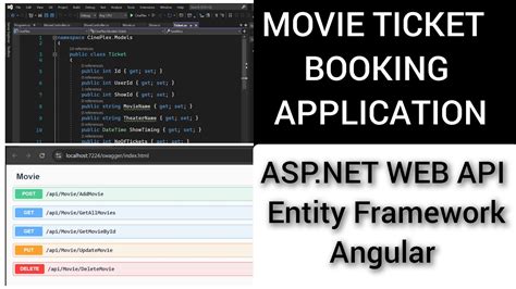 Movie Ticket Booking Application ASP NET WEB API SQL Db Angular Create Project With Me