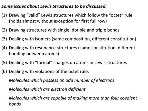 PPT Drawing Lewis Structures PowerPoint Presentation Free Download ID