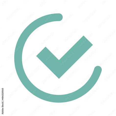 Check Mark Icon Decision And Authentication Vector Illustration