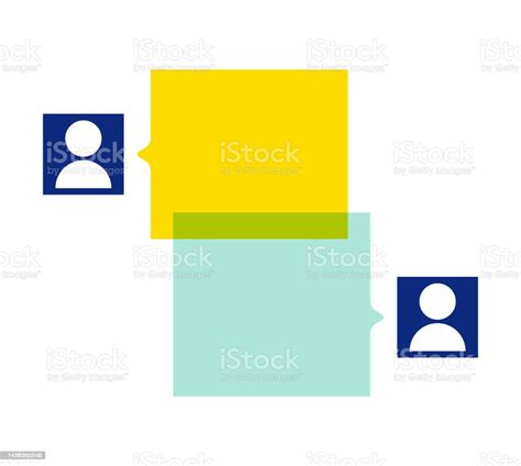 온라인 메시징 사용자 및 음성 거품 Brand Name Online Messaging Platform에 대한 스톡 벡터 아트 및