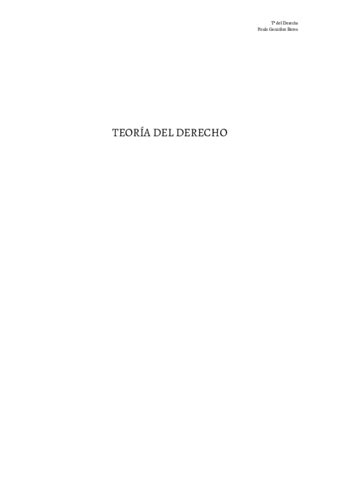 Teoria Del Derecho Pdf