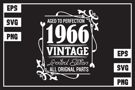 Aged To Perfection 1966 Graphic By Creative Group · Creative Fabrica