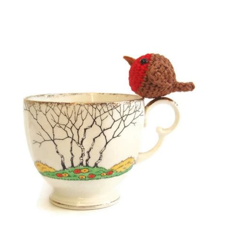 Crochet Robin Pattern Pdf Tiny Robin Christmas Decoration Pattern Etsy
