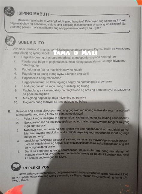 Pa Help Po Please Bukas Napo Ito Ipapas Brainly Ph