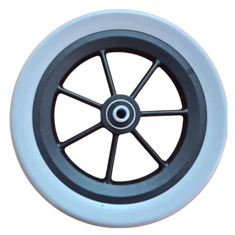 Roda Dianteira 8 200x30 Maciça Cinza Cadeira De Rodas Start Par