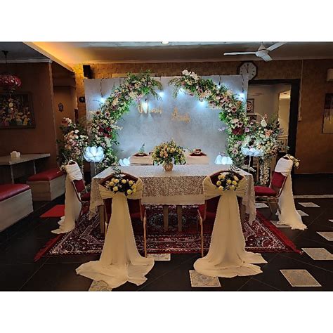 Jual Sewa Dekorasi Akad Nikah 3 Meter Meja Akad 6 Kursi Shopee