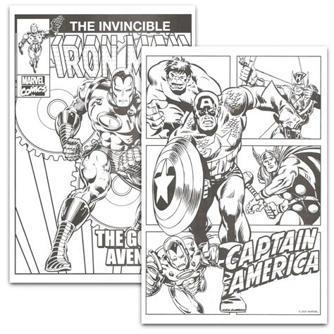 Avengers Assemble Marvel Coloring Pages [2025]