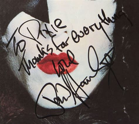 Kiss Dynasty Cardboard Poster 1979 Signed Autograph Inscribed To Pixie Esmonde From Gene Simmons