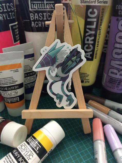Deltarune Npc Vinyl Sticker Set Tasque And Tasque Manager Werewerewire