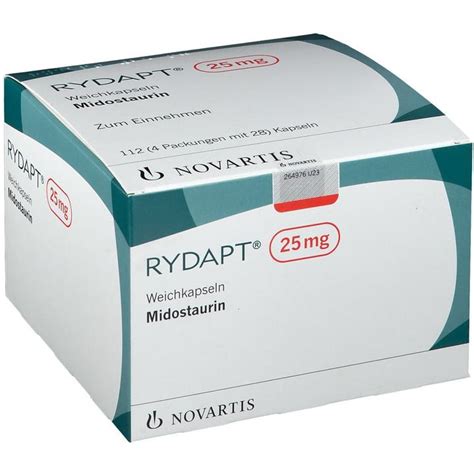 Rydapt（米哚妥林midostaurin）治疗急性髓系白血病（aml）和系统性肥大细胞增多症（sm） 知乎