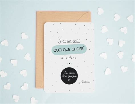 Carte à gratter futur papa Tu vas être papa carte annonce Etsy
